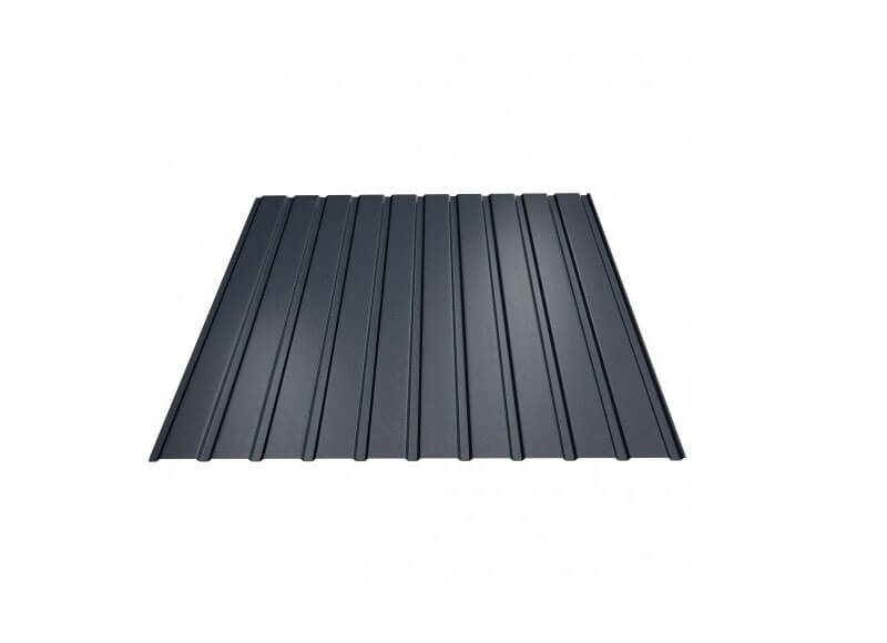 Tabla cutata Bilka, T8, gri antracit (RAL 7016), mat, 1200 x 0.5 mm ...